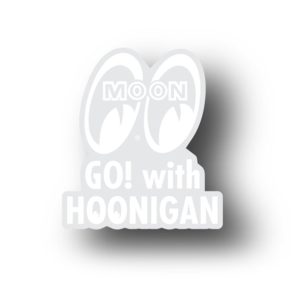 HOONIGAN X MOONEYES GO WITH HOON STICKER – Kool Kulture