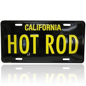 CALIFORNIA HOT ROD NOVELTY LICENCE PLATE – Kool Kulture