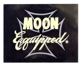 MOON EQUIPPED IRON CROSS STICKER IN SILVER – Kool Kulture