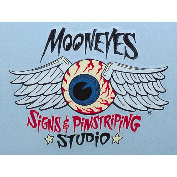 MOONEYES SIGNS & PINSTRIPING STUDIO STICKER – Kool Kulture